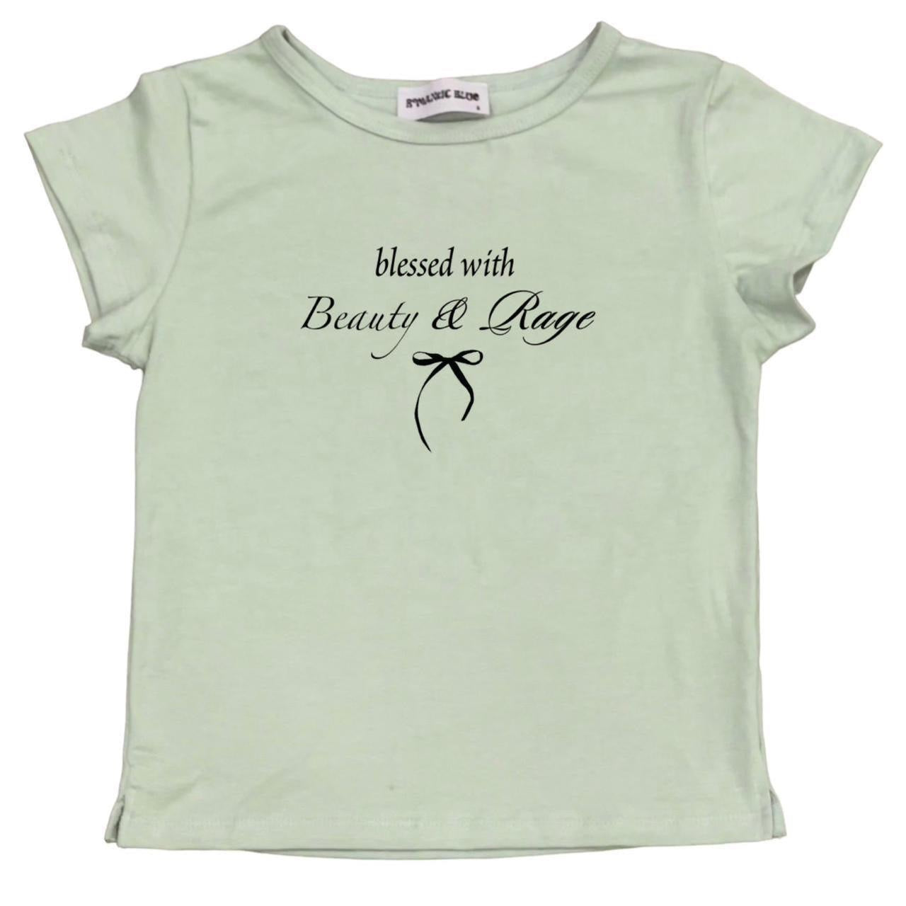 Beauty and Rage Cap Sleeve – romanticblue