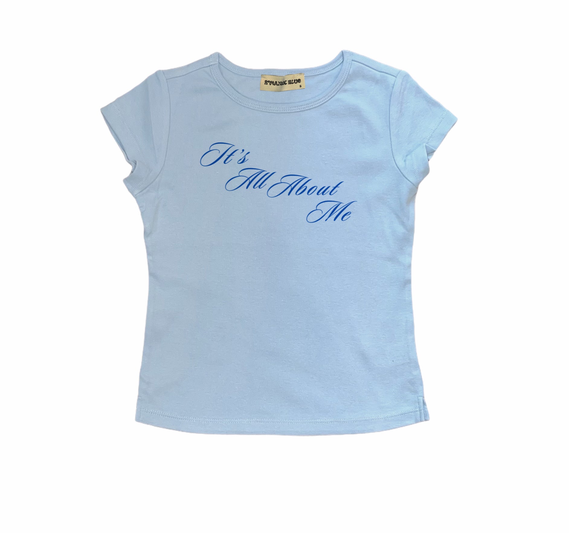It's All About Me Cap Sleeve – romanticblue